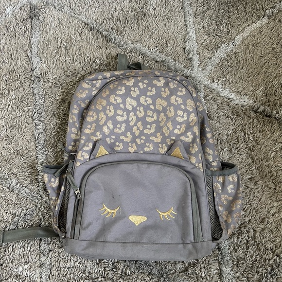 Pottery Barn Kids | Accessories | Pottery Barn Kids Gray And Gold Cat ...